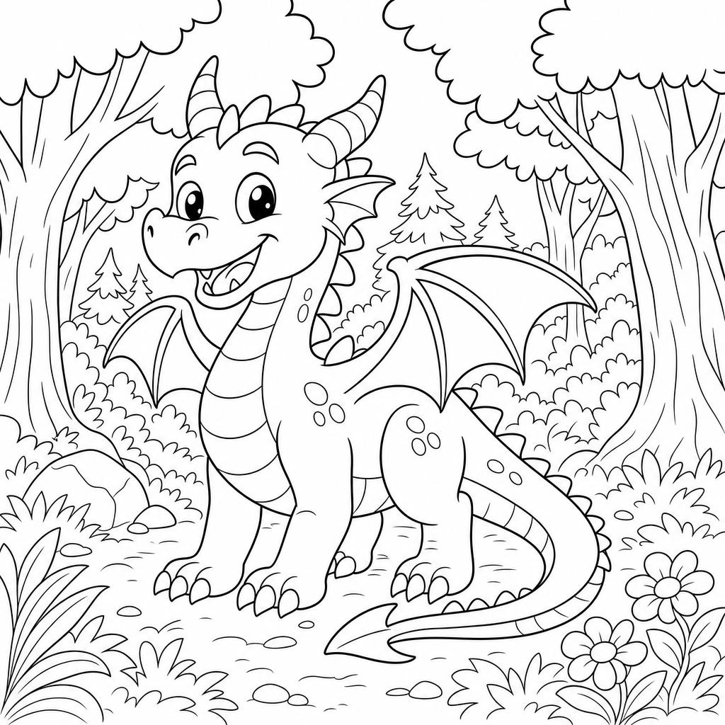 Fast AI Coloring Page Generator for Printable Line Art