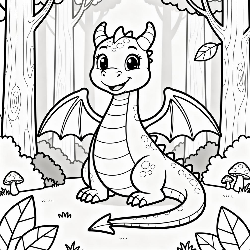 Fast AI Coloring Page Generator for Printable Line Art