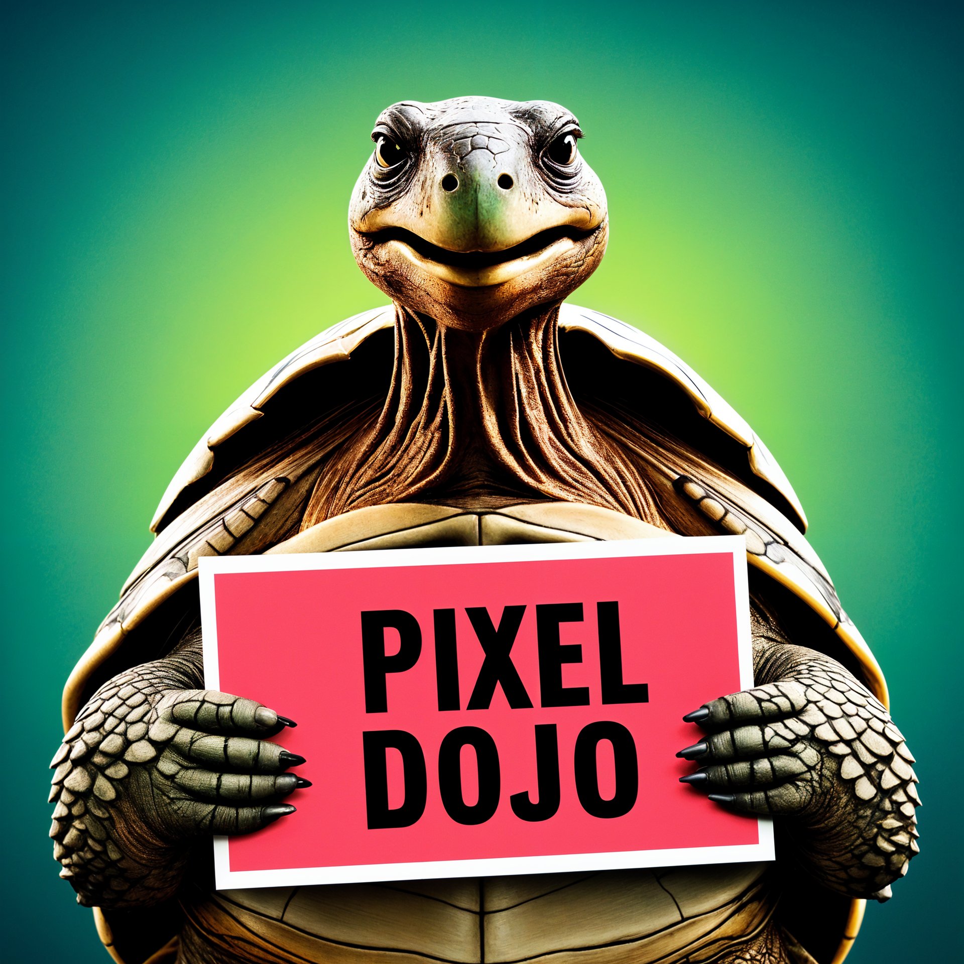 Pixel Dojo Tortoise: A Whimsical Digital Creature - Pixel Dojo