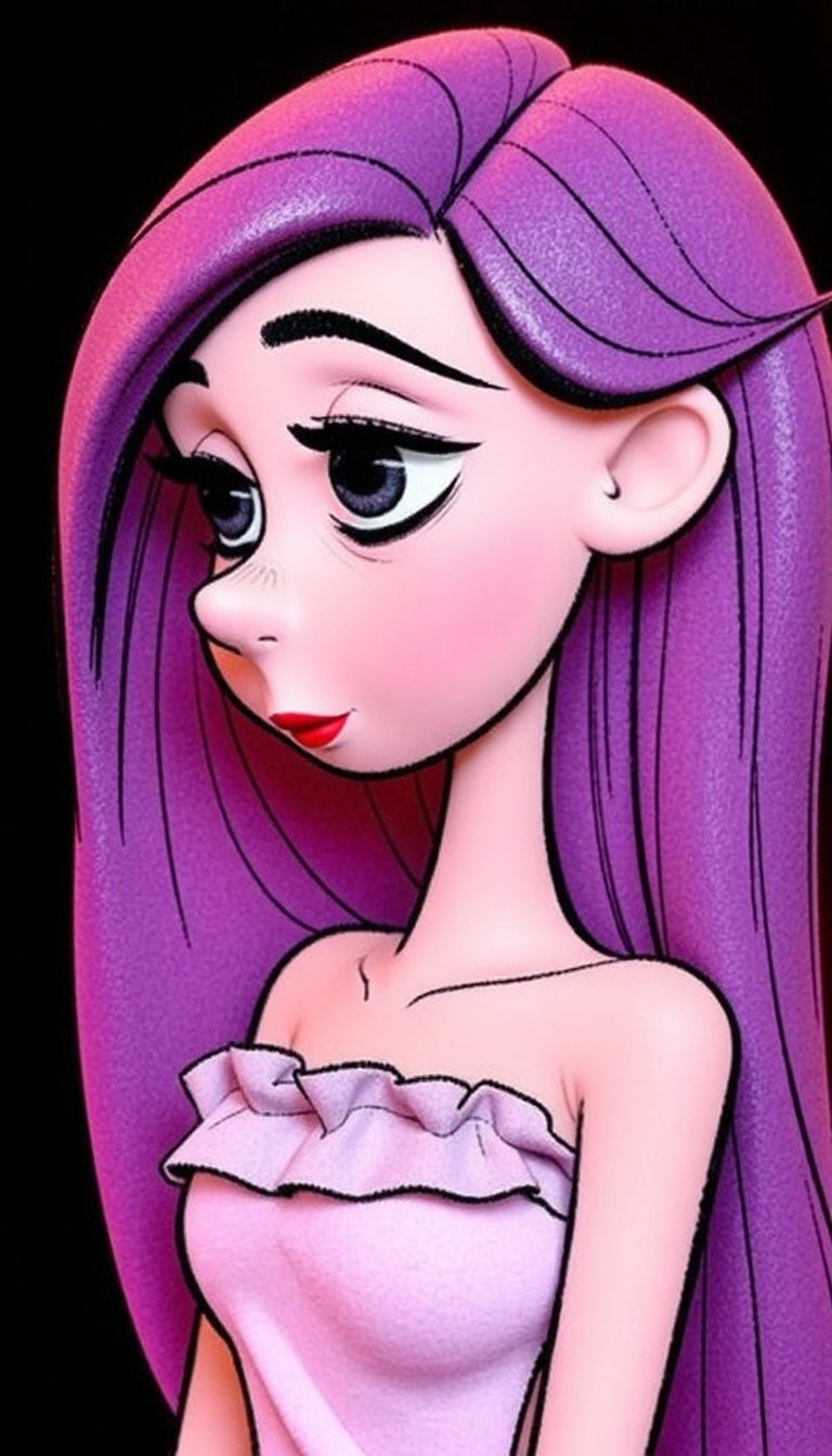 **Purple Haired Elegance** - Pixel Dojo