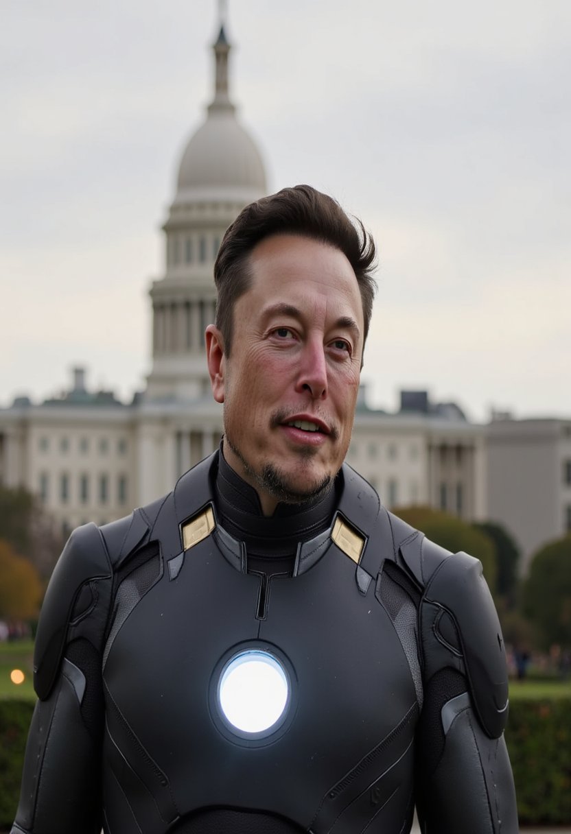Iron Man at the Capitol - Pixel Dojo