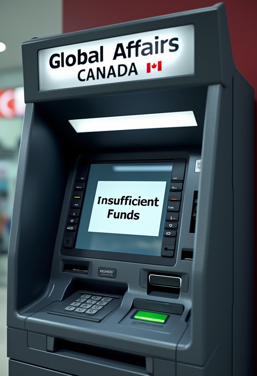 Insufficient Funds at Global Affairs Canada ATM - Pixel Dojo